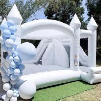China Inflatable Bouncer Castle White Bouncer Inflatable Bounce House With Ball Pit Pool for sale