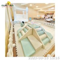 China Kids Indoor Playground White Bounce House With Slide Bubble Tent Climber Ball Pools for sale