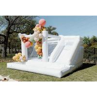 China Pvc Adult Pink Bouncy Castle Inflatable Jumping Bounce House For Wedding for sale
