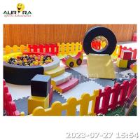 China Soft Play Indoor Baby Climbing White Soft Play Equipment Inflatable Bounce House for sale