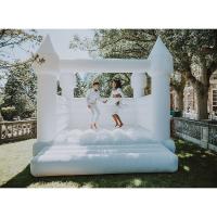 China Wedding Decoration Inflatable White Bouncy Castle Inflatable Bounce House For Sale for sale
