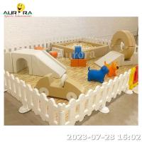 China Indoor Play Equipment Soft Play Set Children Soft Climber Set Purple Pink White for sale