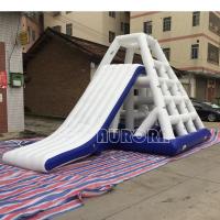 China Water Buoy Swim Buoy Inflatable Triangle Buoys Giant Floating Marker Buoy Yellow for sale