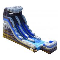 China Jumping Castles Inflatable Water Slide Inflatable Garden Activity Water Slide Blue for sale