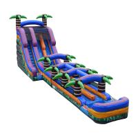 China Inflatable Water Slide Lake Kids And Adults Inflatable Games Large Water Slide for sale
