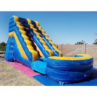 China Inflatable Slide Water Backyard Giant Swimming Pool For Adult With Pool for sale