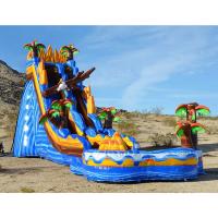 China Water Slides Inflatable For Kids And Adults Customized Inflatable Toboggan Water Slide Pool for sale