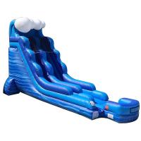 China Big Inflatable Water Slide 16ft 18ft 20ft Kids Backyard Small Water Slide Inflatable Toys for sale