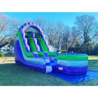 China Big Inflatable Water Slide 16ft 18ft 20ft Kids Backyard Small Water Slide Inflatable Toys for sale