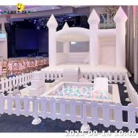 China Gray And White Soft Play foam climbing blocks kids indoor playground equipment for sale