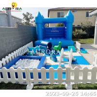 China Outdoor Kids Soft Play Equipment Indoor Playground With Inflatable Bounce House for sale