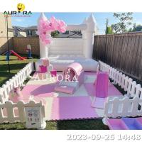 China Outdoor Kids Soft Play Equipment Indoor Playground With Inflatable Bounce House for sale