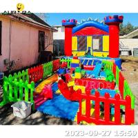 China Party Rental Soft Play Equipment Inflatable Bounce House Kids Ball Pit Playground for sale