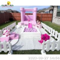 China Customized Soft Play Equipment Set Children Outdoor For Party Rental With Bouncer for sale