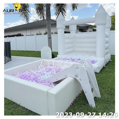 China Kids Birthday Party Soft Play Rental Equipment Bounce Ball Pit With Slide for sale