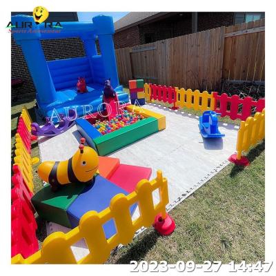China Popular Mixed Colors Climber Ball Pit Children Outdoor Playground Soft Play for sale