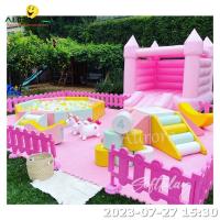 China New Design Playground Equipment Soft Play Area Kids Outdoor With Bouncer for sale