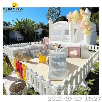 China Children Outdoor Playground Equipment Popular Soft Play Fence Factory Price for sale