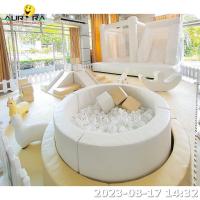 China Soft Play Bounce House Rental Outdoor Soft Play With Slide And Ball Pit White for sale