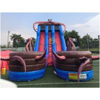 China Octopus Inflatable Water Slide Small Pool Backyard Inflatable Water Slide For Sale for sale