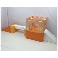 China Customized Orange Soft Play Equipment Indoor Outdoor Playground With Ball Pit for sale