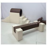 China Factory Soft Play Playground Coffee Beige Equipment Indoor Soft Play Round Ball Pit for sale