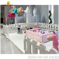 China Inflatable Soft Play Equipment Set Neutral Color Pink Kids Soft Play Package for sale