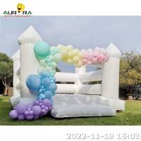 China White Inflatable Bounce House Inflatable Bouncy Castle For Kids Adults Party for sale