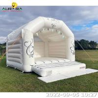 China Commercial Inflatable Bounce House Outdoor White Wedding Bouncer Jumping Castle for sale