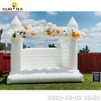 China Children'S Inflatable Bounce House Rainbow Mini Bouncer Castle Amusement Park for sale