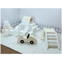China Soft Play Set Equipment Outdoor White With Nude Color Package Set For Kids for sale