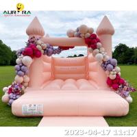China Modern Inflatable Bouncer Bounce House With Shade Backyard Party Bouncy Castle for sale