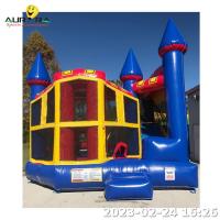 China Commercial Bounce House Inflatables Water Slide 13x13ft Bouncy Castles For Kids for sale