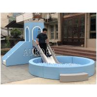 China Blue Kids Entertainment Centre Soft Play Equipment With Ball Pit Soft Play Set for sale