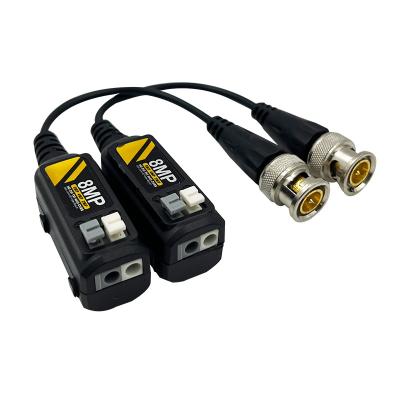 China 8MP Single Port HD Analog Camera Video Balun Passive Transceiver BNC To Rj45 Cat5 Cat6 UTP Cable  TVI/CVI/AHD/CVBS for sale