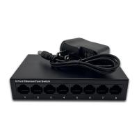 China 8 POE Ethernet RJ45 5 POE Switch Metal Shell Gigabit/100Mbps for sale
