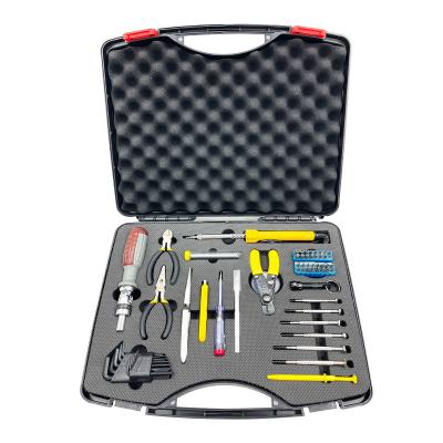 China Kico 56-Piece Computer Networking Tool Kit with Special Pliers and Telecom Parts All-in-One Set in Plastic Box for sale