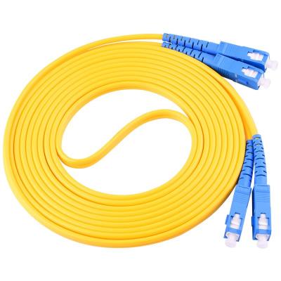 China SM SC/UPC-SC/UPC Duplex Patch Cord Customized Length Durability for sale