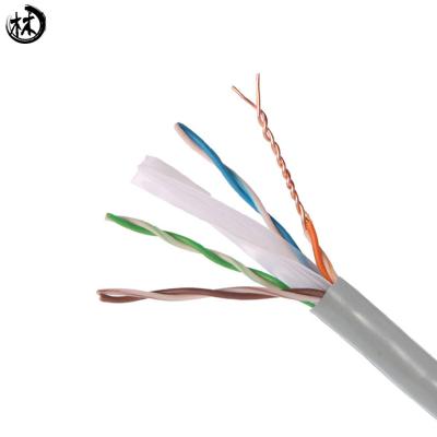 China Cat5e FTP PVC Network Cable Double Jackets Waterproof With Solid Bare Copper for sale