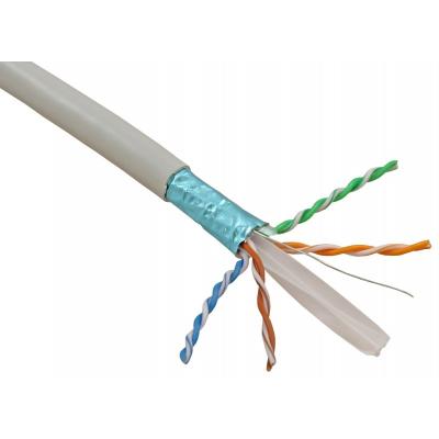 China 1000FT FTP Cat5e PVC Network Cable 305m 24AWG Bare Copper Optional Color for sale