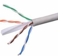 China 250MHz Bare Copper UTP PVC Network Cable Cat 6 305M Roll 23AWG High Tensile for sale