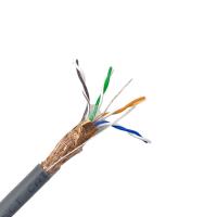 China 1000ft 4 Pair 24 Awg Cable Bare Copper Cat5e Sftp Lan Network Cable for sale