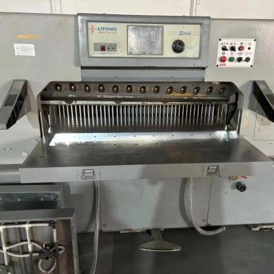 China 1997 Used Polar 115XC Paper Cutting Machine Guillotine with Schneider PLC for sale