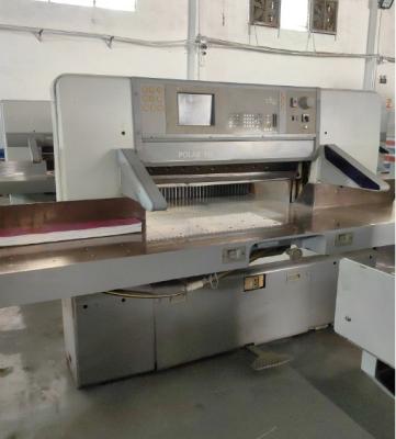China 1150mm Max. Workable Width Polar 115E Paper Cutting Machine For Retail Customers for sale