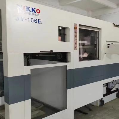 China Year 2016 Used Yoco Nikko JY 106 Stamping Hot Foil Die Cutting Machine Energy Mining for sale