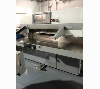 China CE Certificated Hydraulic Worm Gear Driving Computerized Guillotine Paper Cutter Machine for sale