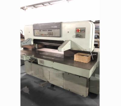 China POLAR 1150 Double Hydraulic Heavy Duty Program Control High Speed Paper Cutting Machine for sale
