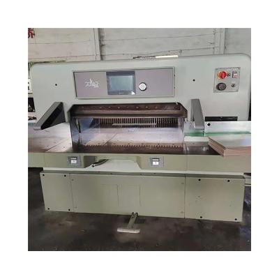China Color 1370 Computer Paper Cutter with 2800x2800x1600 mm Size and 380v Voltage for sale