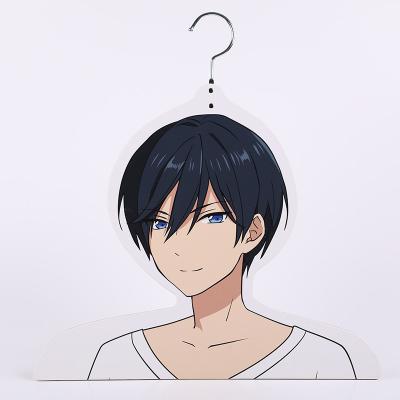 China Recycled Anime Cartoon Cardboard Hanger Eco Friendly for Clothing Organizer for sale