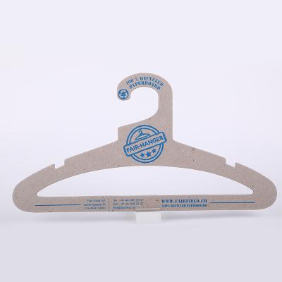 China Biodegradable Cardboard Clothes Hanger Eco Friendly Card Board Hangers For Adult for sale